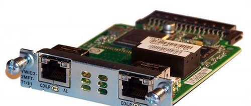 Модуль cisco vwic2-2MFT-T1/E1 новый