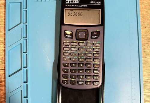 Инженерный калькулятор citizen srp-280n