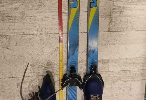 Детские беговые лыжи 110, ботинки 30