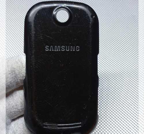 Samsung GT-S3650. Задняя крышка. Оригинал. Чёрный