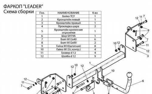 Фаркоп для Мазда 3 BK