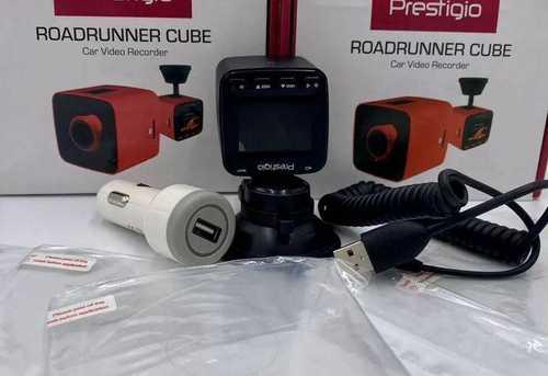 Видеорегистратор Prestigio roadrunner cube черный