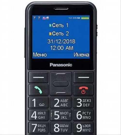 Сотовый телефон Panasonic KX-TU150 Black 2.4" GSM