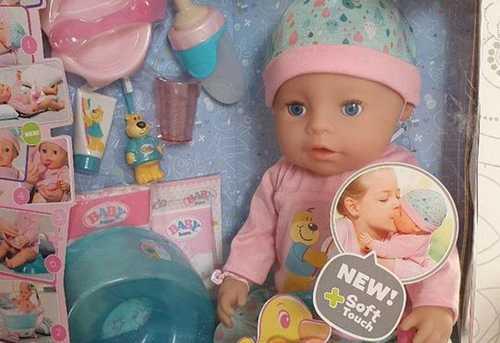 Кукла Baby born Чистим зубки интерактивная 43 см