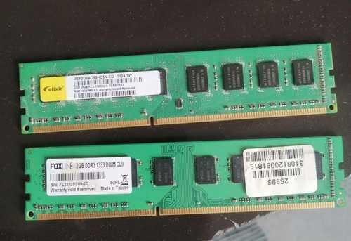 Оперативная память ddr3 4gb (2x2gb) 1333