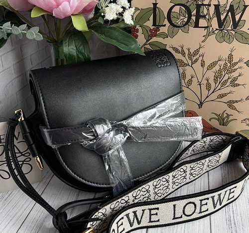 Сумка loewe кожаная