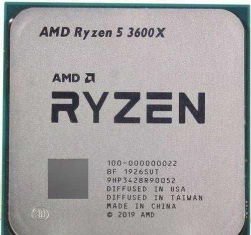 Процессор amd ryzen 5 3600x оем  охлад