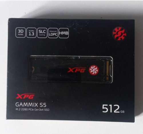 Новый SSD M.2 2280 XPG Gammix S5 512Gb