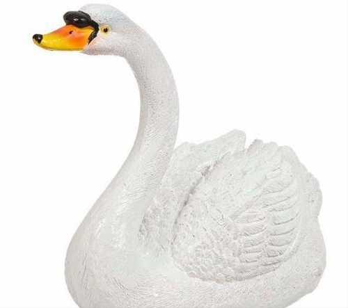 Фигурка садовая Лебедь белая, 22х14.5х23 см