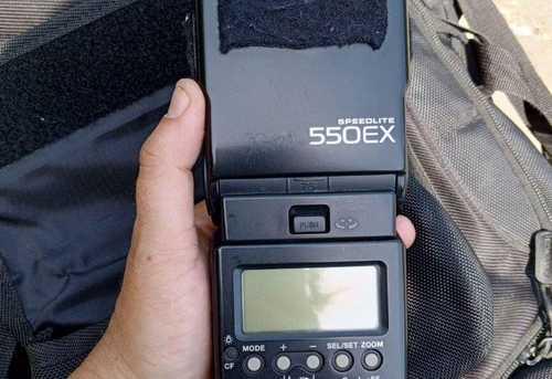 Вспышка Canon speedlite 550ex