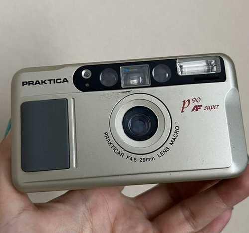 Фотоаппарат praktica p90 пленочный и olympus