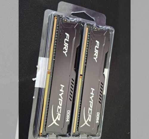 Оперативная память ddr4 hyperx fury 16gb