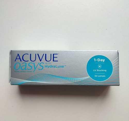 Линзы acuvue oasys однодневные