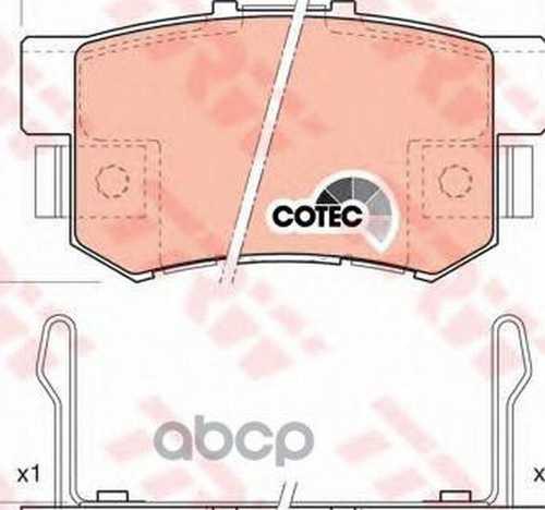 Комплект тормозных колодок, дисковый тормоз