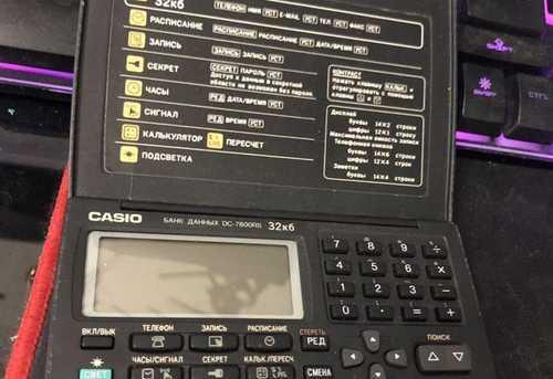 Электронная книга casio DC-7800RS 32кб