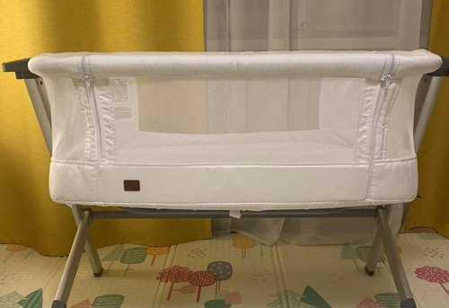 Детская приставная кроватка Nuovita (белая)