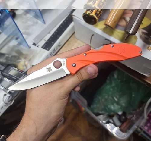 Нож Spyderco Centofante orange