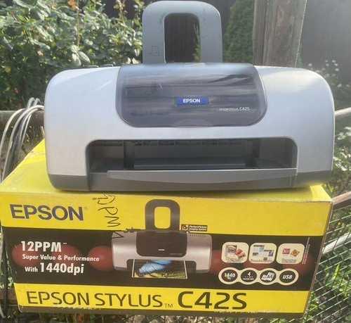 Струйный принтер Epson Stylus c42s