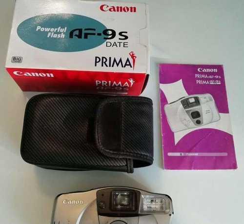 Плёночный фотоаппарат Canon prima AF-9S