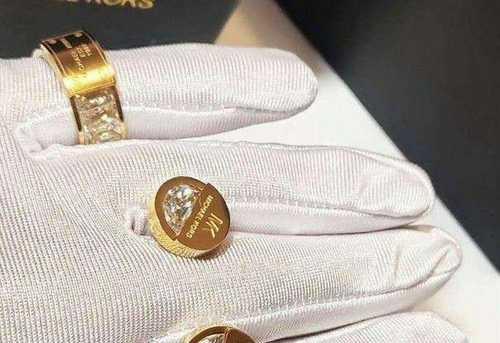 Michael Kors кольцо и серьги премиум Майкл Корс