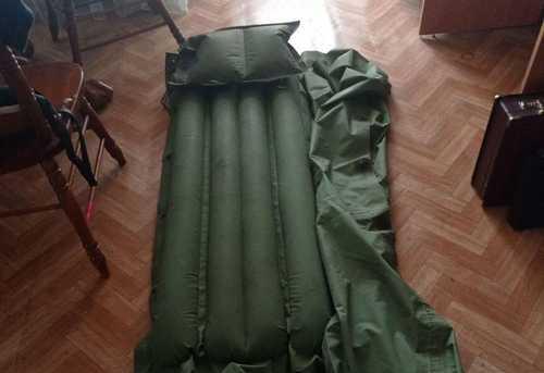 Плащ палатка армейская с надувным матрасом и под