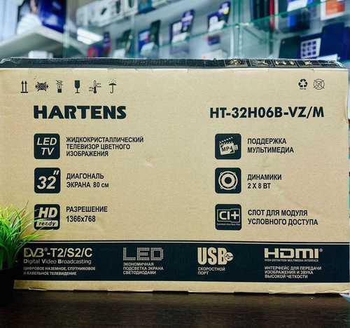 Телевизор Hartens HTY-32H06B-VZ/M