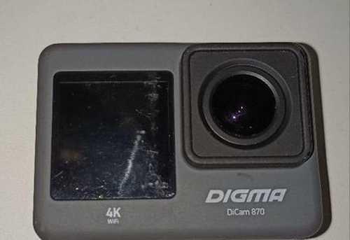 Экшн камера Digma DiCam 870
