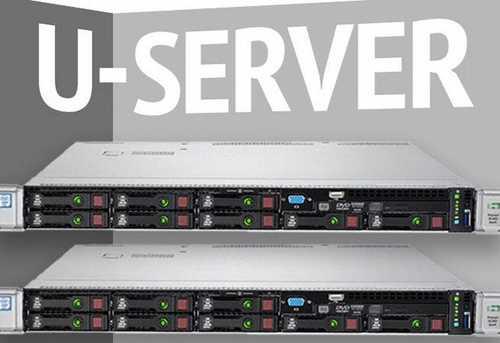 Сервер HP DL360 Gen9 8SFF P440ar 2x500W заглушки