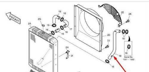 Патрубок радиатора Doosan 2185-1718A