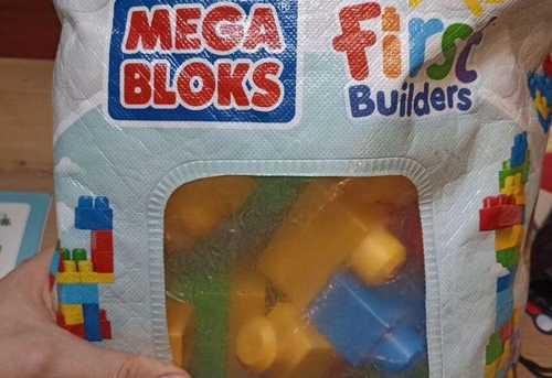 Fisher Price Mega Bloks мега блоки мешок