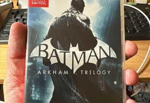 Batman Arkham Trilogy Nintendo Switch картридж