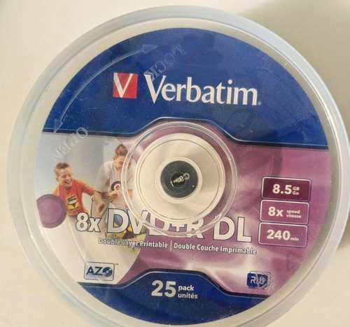 Болванки Verbatim DVD-R DL 8.5 GB — 21 шт