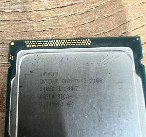 Процессор intel core i3 2100