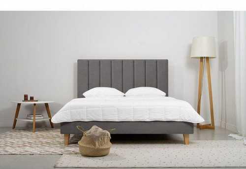 Кровать Скаун 180 Velvet Grey