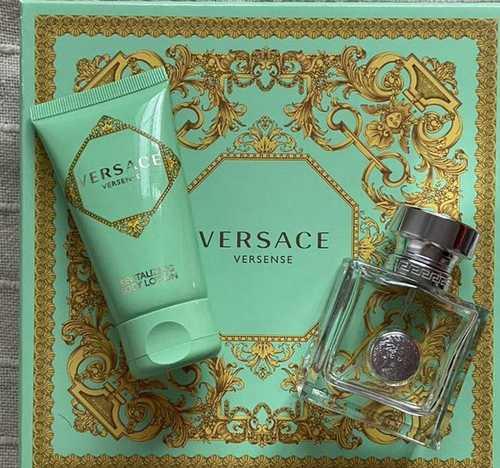 Versace versense парфюм, лосьон, коробка