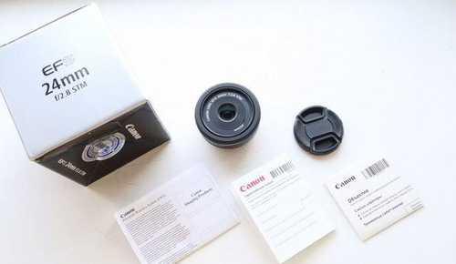 Объектив Canon EF-S 24mm f2.8 STM (002)