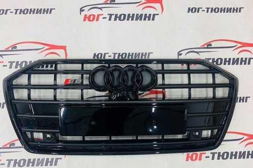 Решетка на Audi A6 в стиле S6 2016 + дизайн 3 Audi