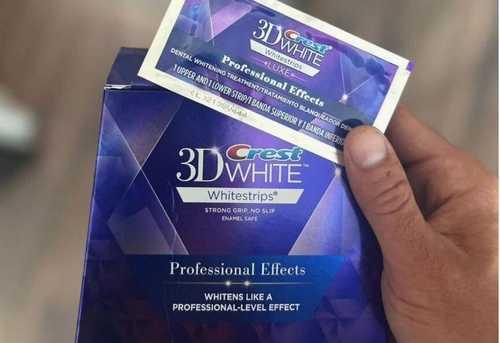 Полоски отбеливающие Crest 3D White