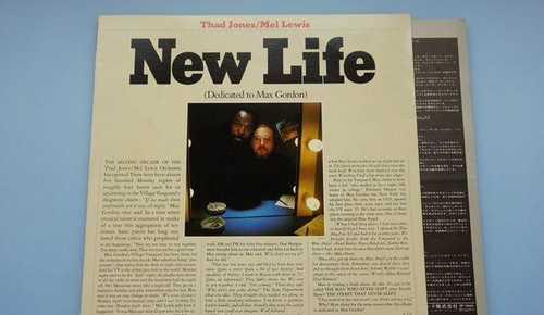Thad Jones & Mel Lewis -1976 "New Life" -Japan -LP