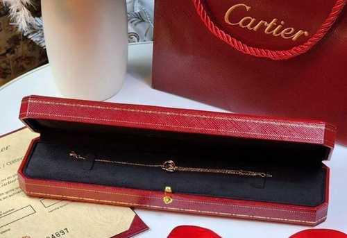 Cartier trinity браслет из розового золота