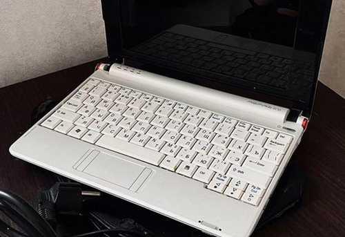 Ноутбук Acer aspire one zg5 хорошее состояние