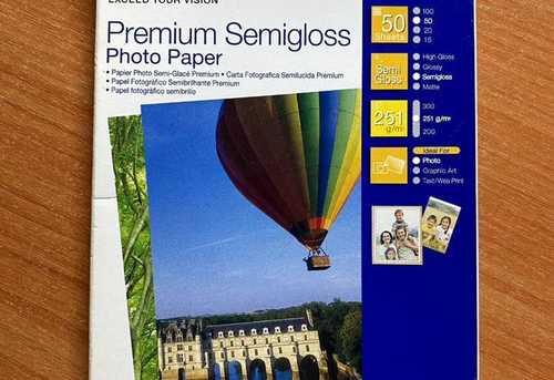 Фотобумага epson Premium Semigloss Photo Paper