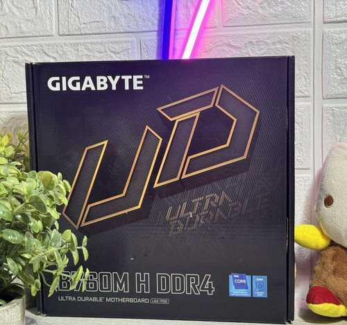 Материнская плата Gigabyte b760m h ddr4 новая