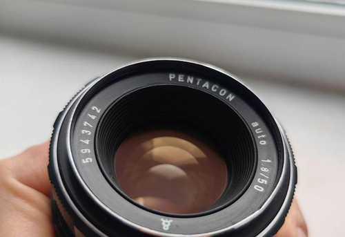 Объектив Pentacon auto 50 1.8 m42