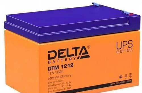 Аккумуляторная батарея 12v 12ah Delta DTM1212
