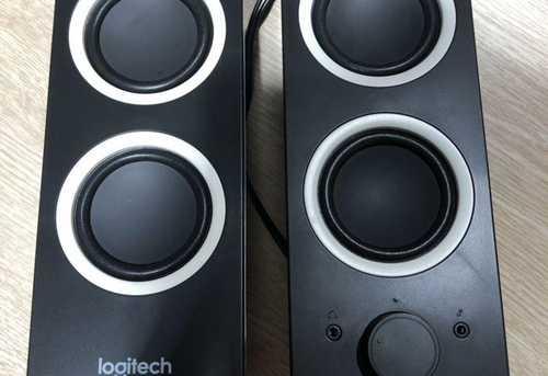 Колонки компьютерные бу Logitech Z200 черные