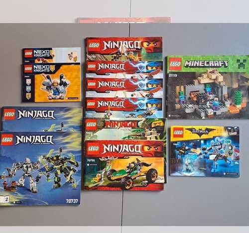 Lego инструкции Ninjago Batman Minecraft