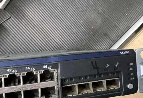 Коммутатор Juniper Networks EX2200-48T-4G
