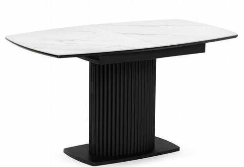Керамический стол Фестер 140(180)х80х76 белый мрам