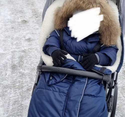 Зимний конверт в коляску